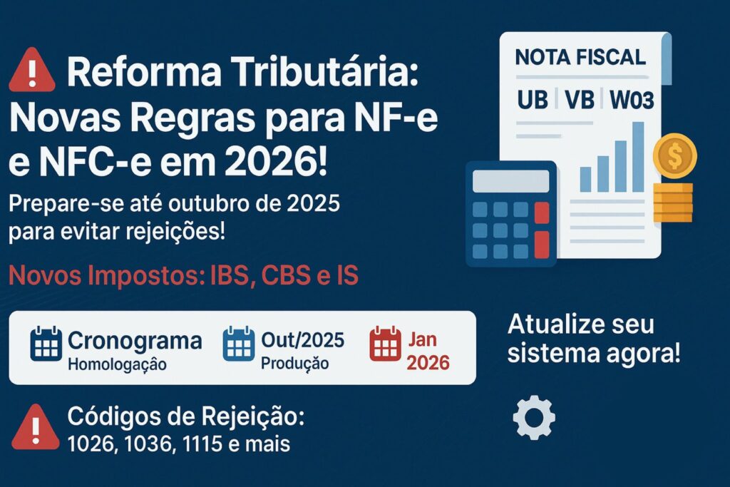 Reforma Tributária: Prepare-se para as Novas Regras das Notas Fiscais em 2026! – MILLENNIUM